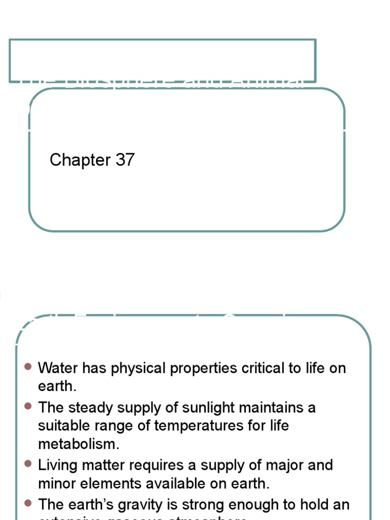 Biosphere and Animal Distribution Overview | PDF | Atmosphere Of Earth ...
