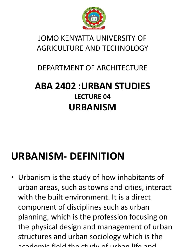 Principles and Benefits of Urbanism | PDF