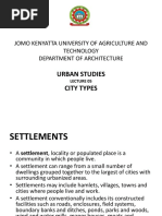 Settlement Types and Hierarchy Explained | PDF | City | Village