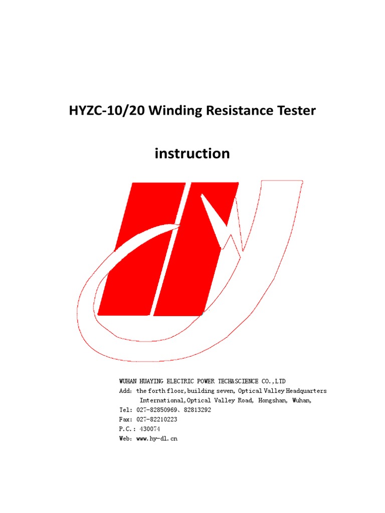 HYZC-10 - 20 Instruction | PDF