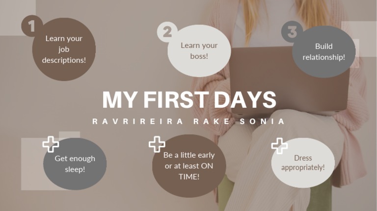 #2 Presentation - My First Days | PDF