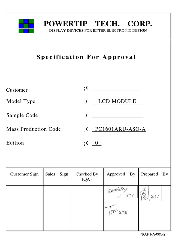 16 X 1 LCD Display | PDF | Liquid Crystal Display | Printed Circuit Board