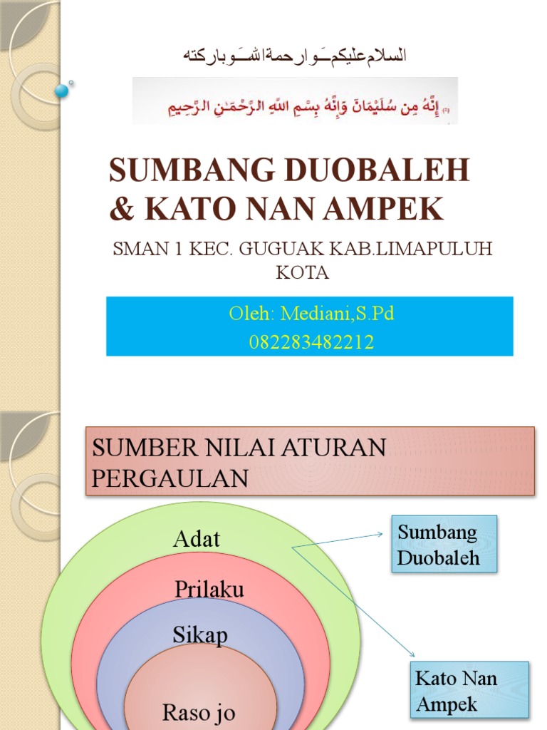 Sumbang 12.A | PDF