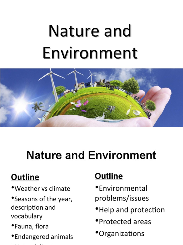 Nature and Environment - Presentation | PDF