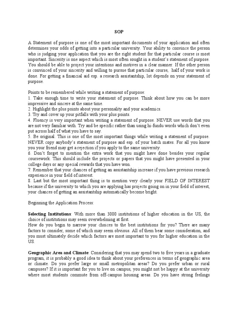 How To Make SoP, Letter of Recommendation 02 | PDF | Information ...