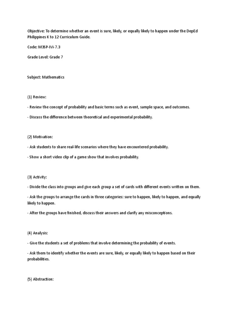 Math 3 4 As | PDF | Probability | Theory