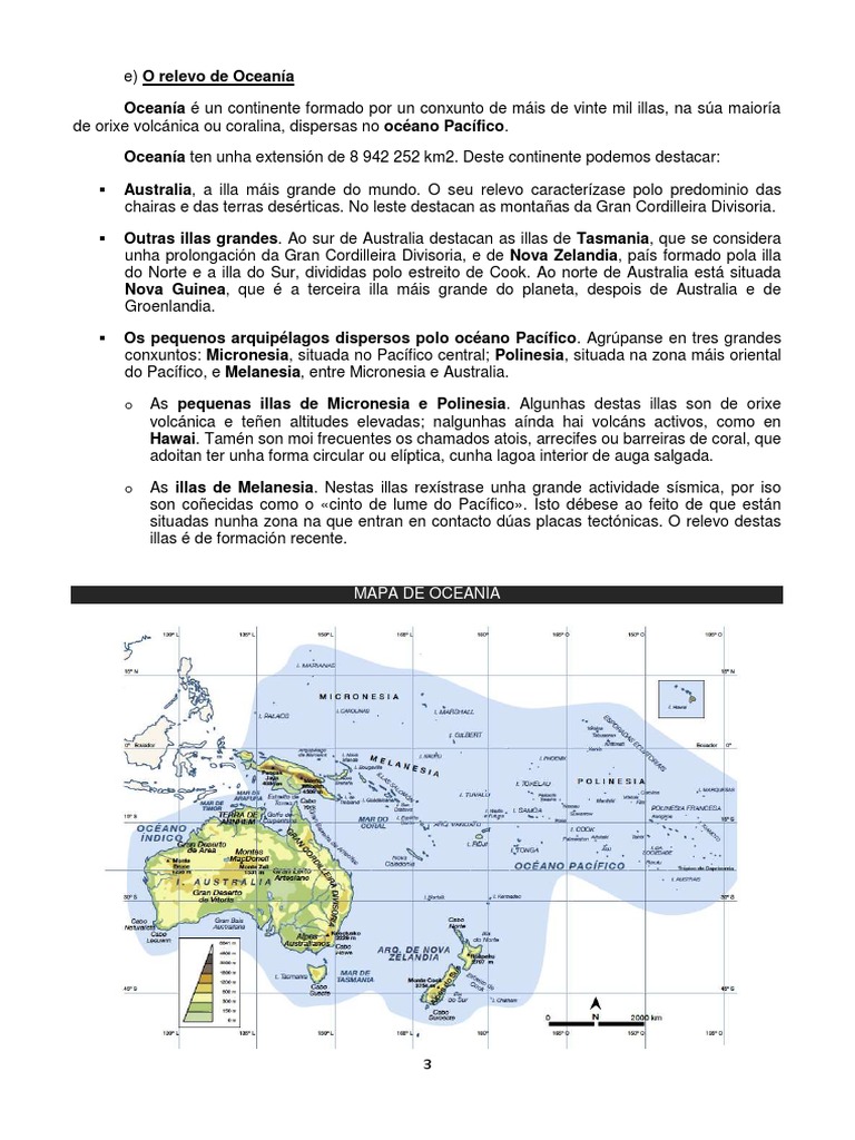 Mapa Oceania | PDF