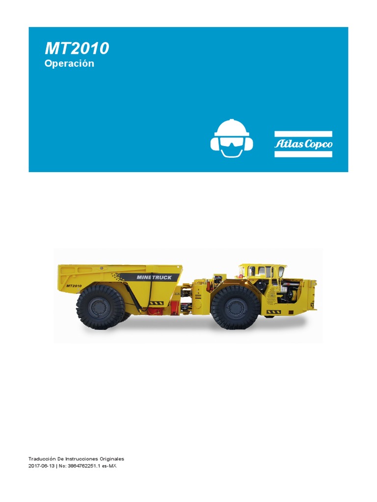 3864762251.1 es-MX MT2010 Operators Manual | PDF | Eje | Vehículo de motor