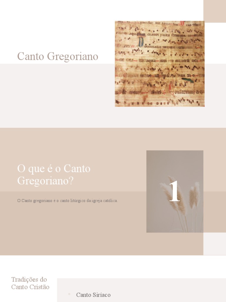 Características do Canto Gregoriano | PDF | Canto Gregoriano | Ambrose