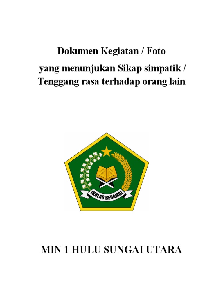 Dokumen Kegiatan Yang Menunjukan Sikap Simpatik Terhadap Orang Lain PDF ...