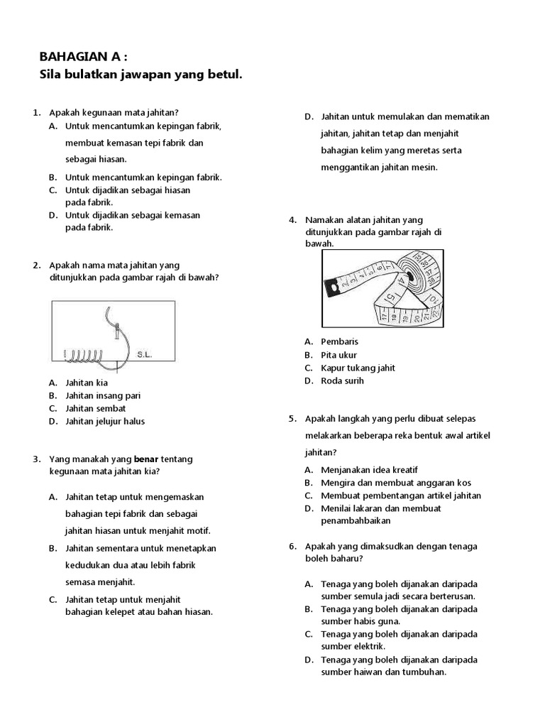 Soalan Akhir Tahun RBT Tahun 5 | PDF