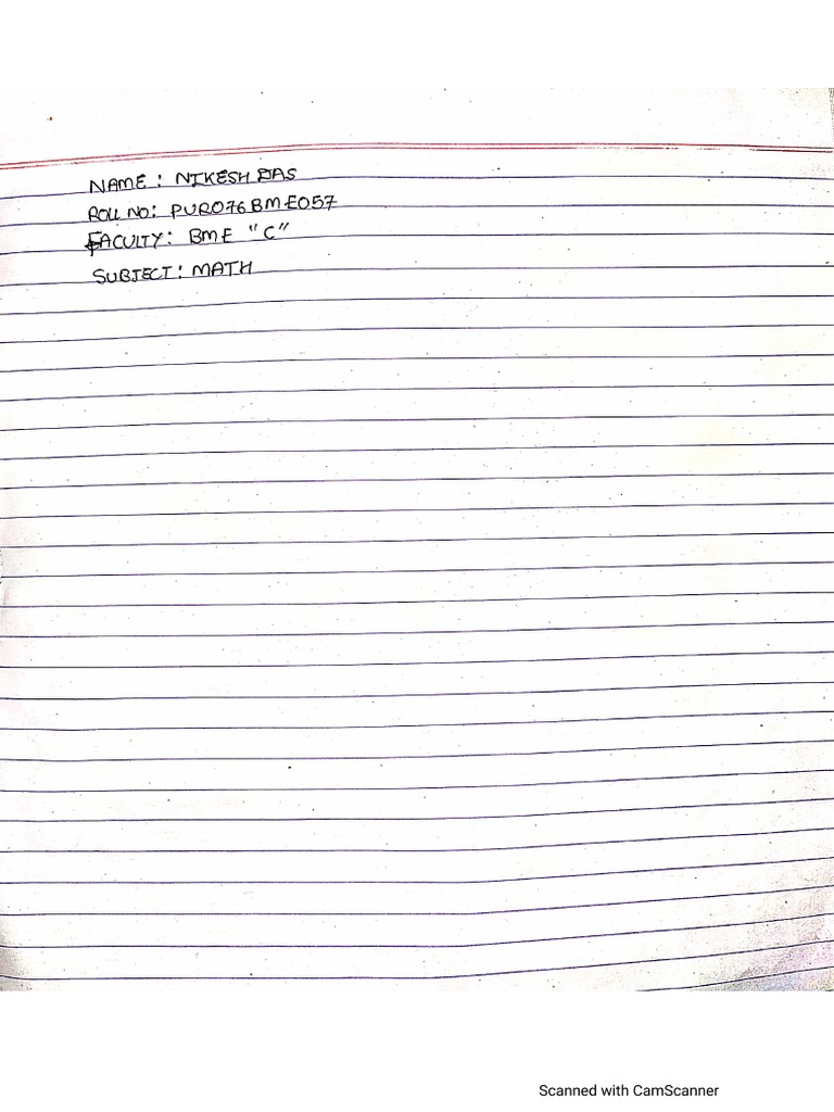 MATH Assignment | PDF