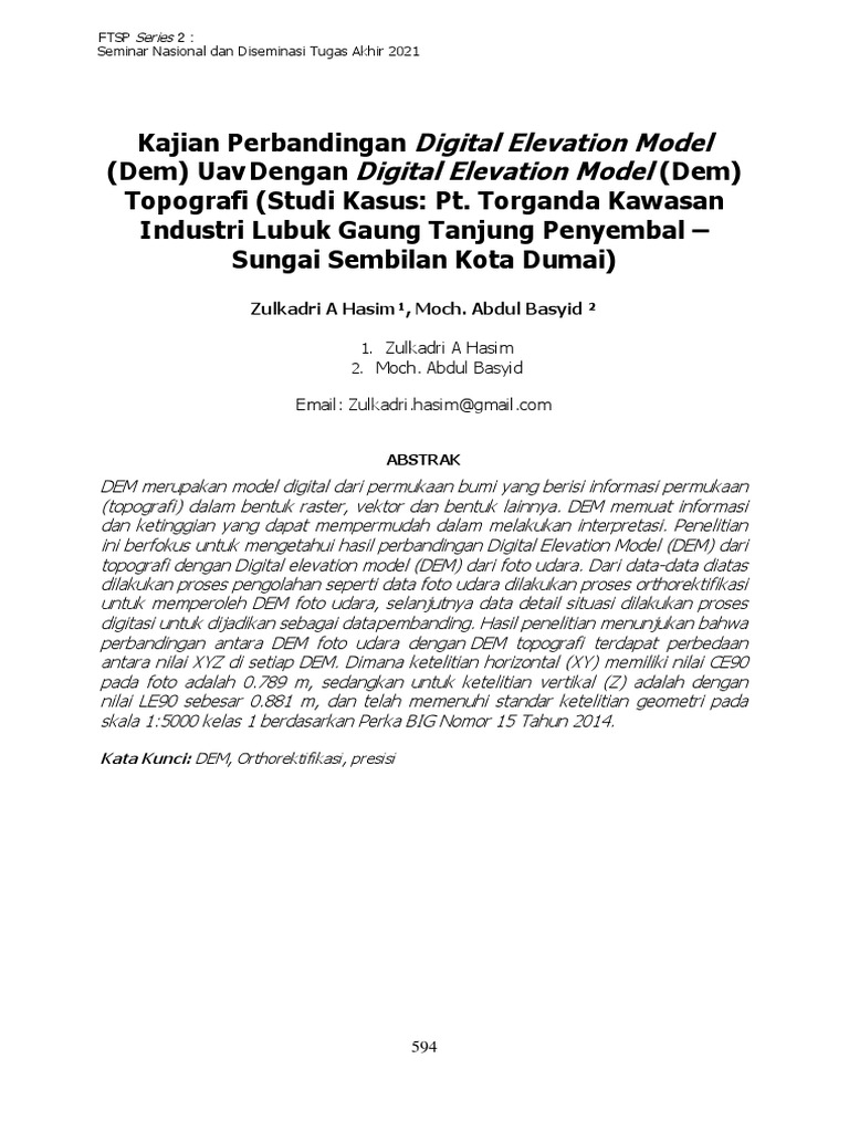 Perbandingan Elevation Model Pdf