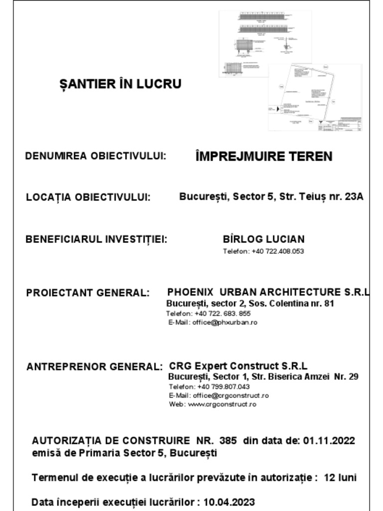 Panou Gard Model | PDF