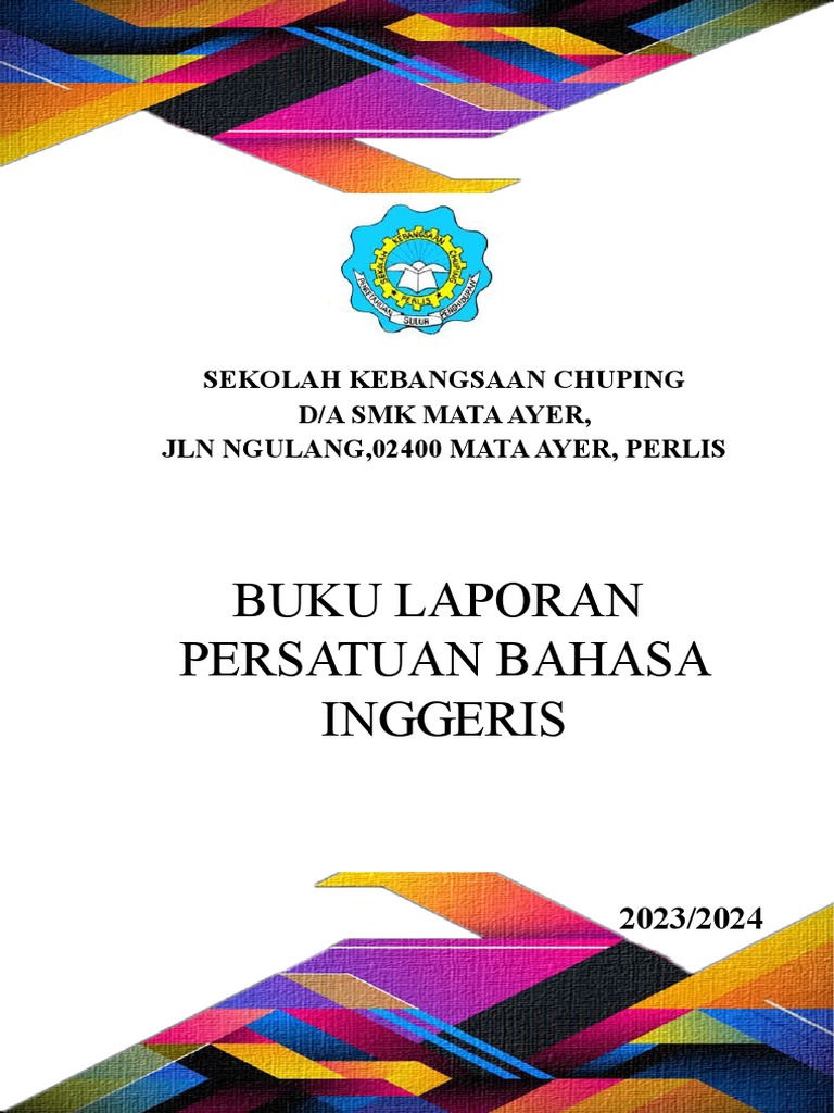 Cover Buku Laporan Kelab Persatuan | PDF