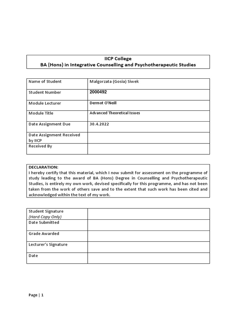 Personal Philosophy of Integration and Case Example | PDF ...