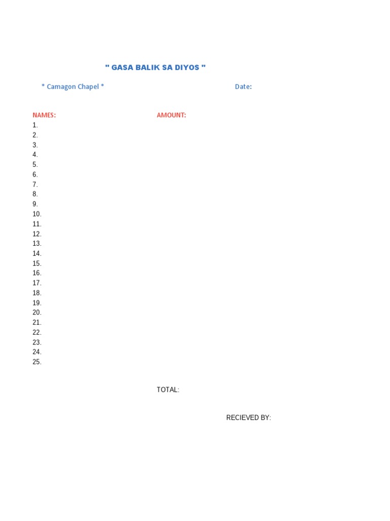 Blank Sheet | PDF