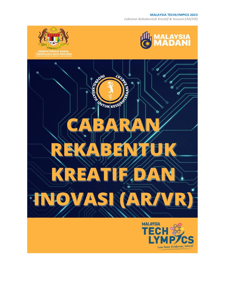 Cabaran Rekabentuk Kreatif & Inovasi (AR - VR) | PDF | Seni | Komputer
