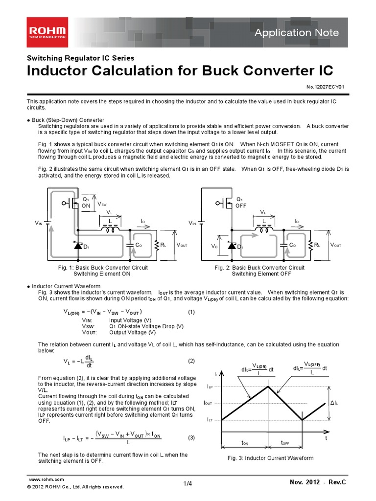 Inductor Calculation Appli-E | PDF | Inductor | Electrical Components