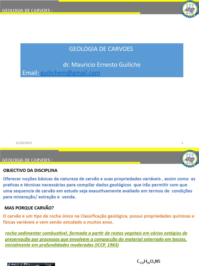 Geologia de Carvã - Es - 2021 | PDF