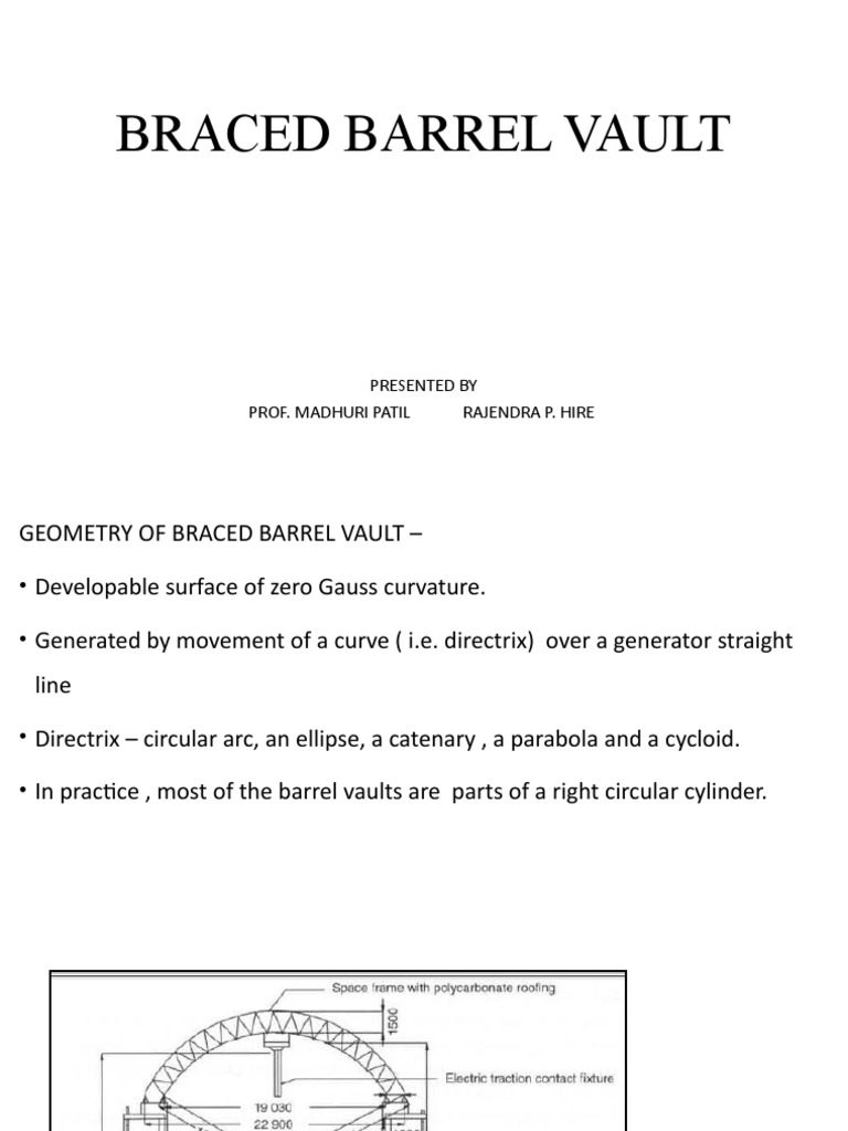 BRACED BARREL VAULT | PDF