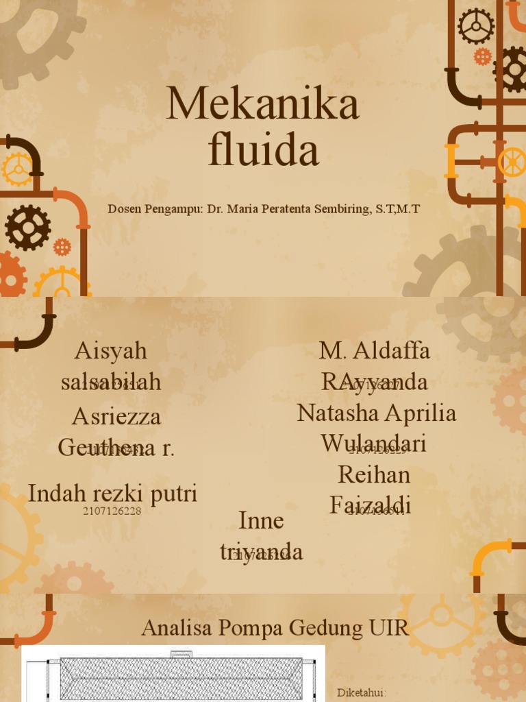 Kelompok 6 - Contoh Soal Pompa - Mekanika Fluida | PDF