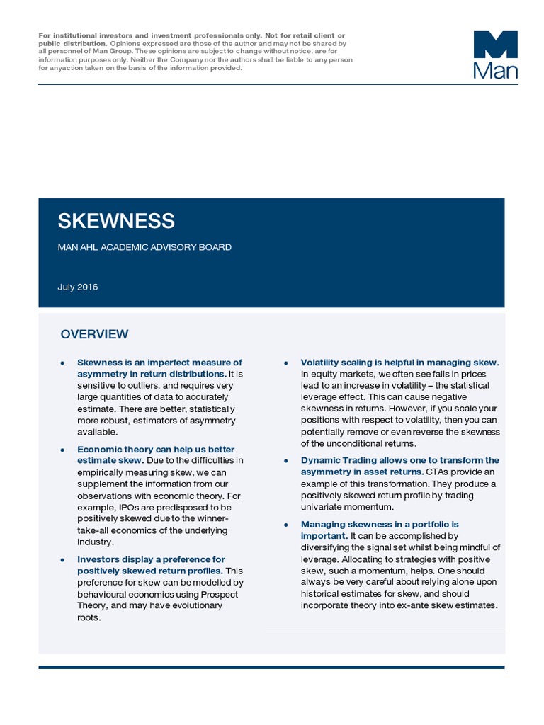Man AHL Analysis Skewness English (United States) 15-09-2021 | PDF ...