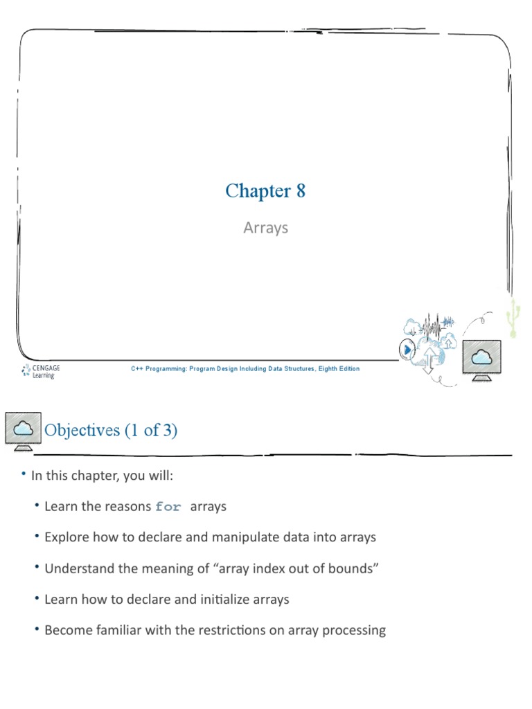 Chapter 8 - Arrays - PPT Slides | PDF | Parameter (Computer Programming) | Computer Engineering