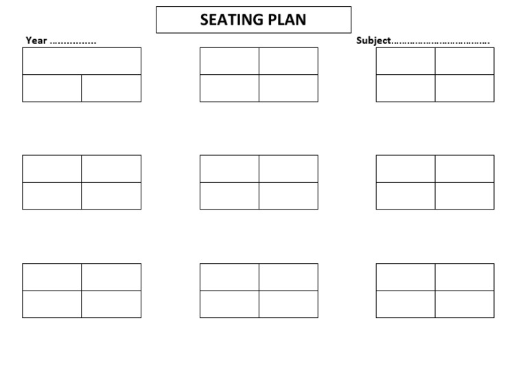Seating Plan | PDF