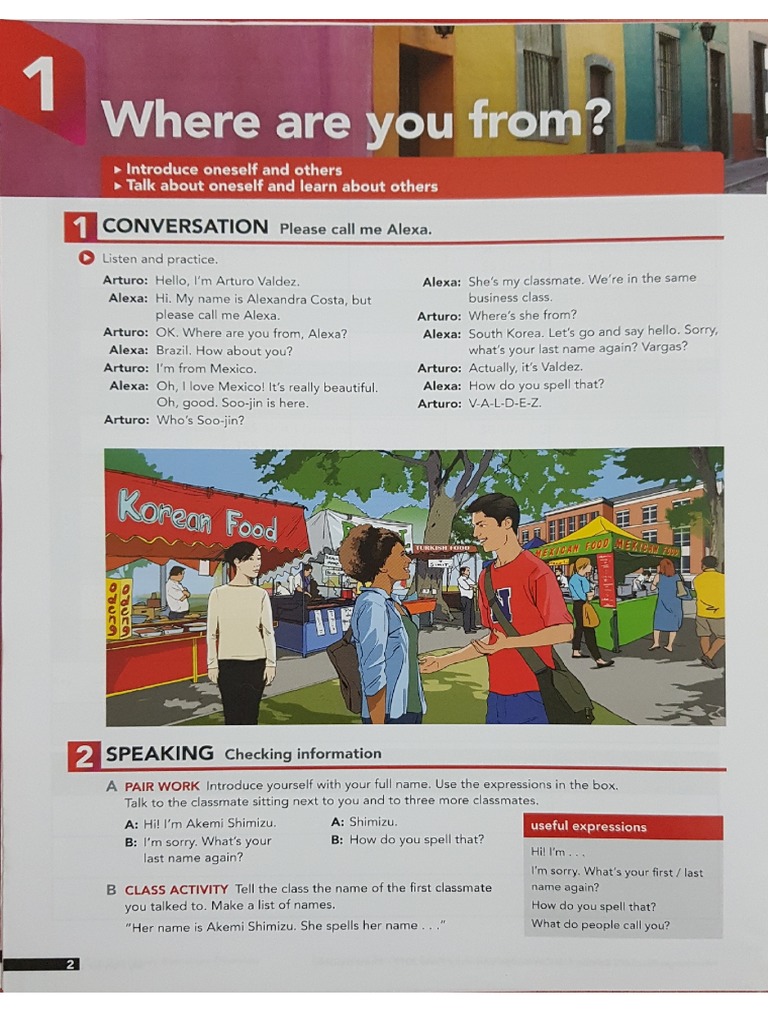 Lesson 1 Interchange Book 1 5th edition Student Book | PDF