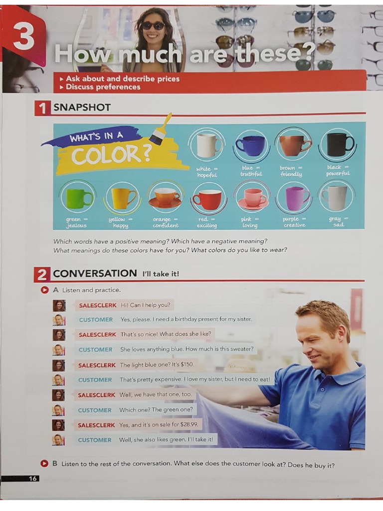 Lesson 3 Interchange Book 1 5th edition Student Book | PDF