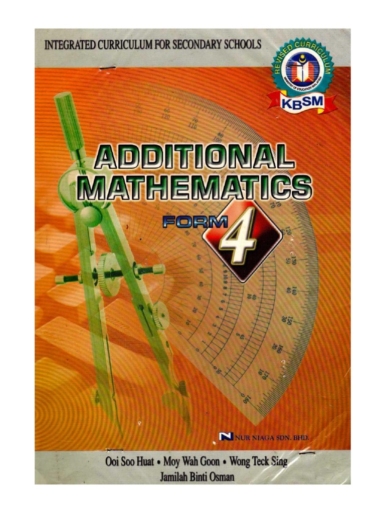Add Mathematics F4 | PDF