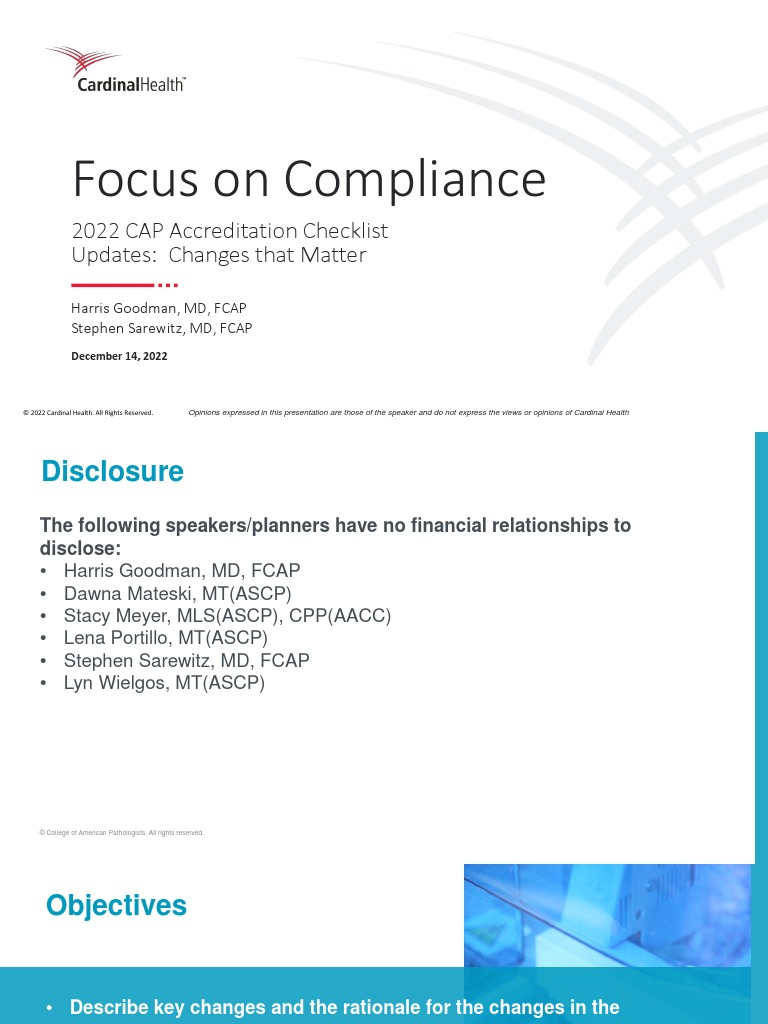 CAP Checklist 2022 Updates 121422 v3 Final | PDF