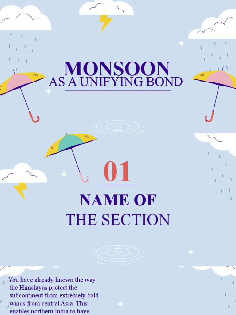 Monsoon: India's Unifying Force | PDF