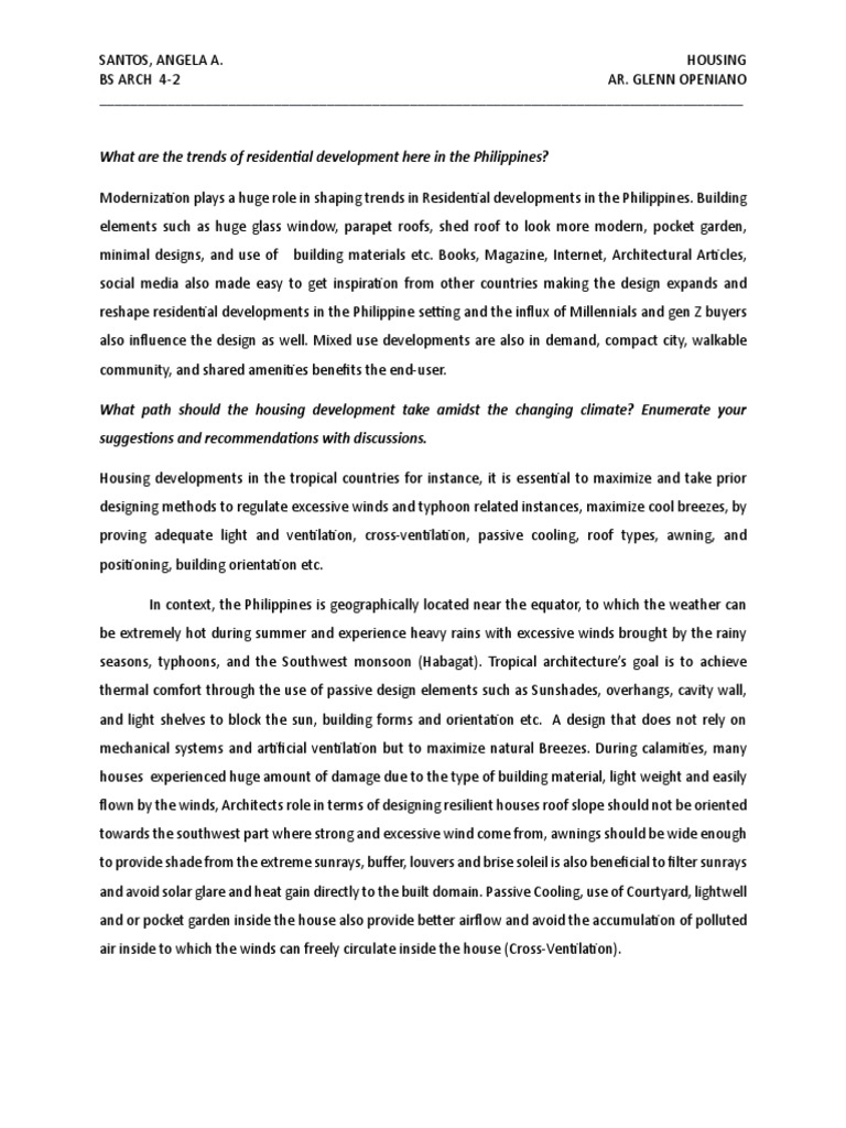 Santos, Angela A - Assignment 5 | PDF | Roof | Building Engineering