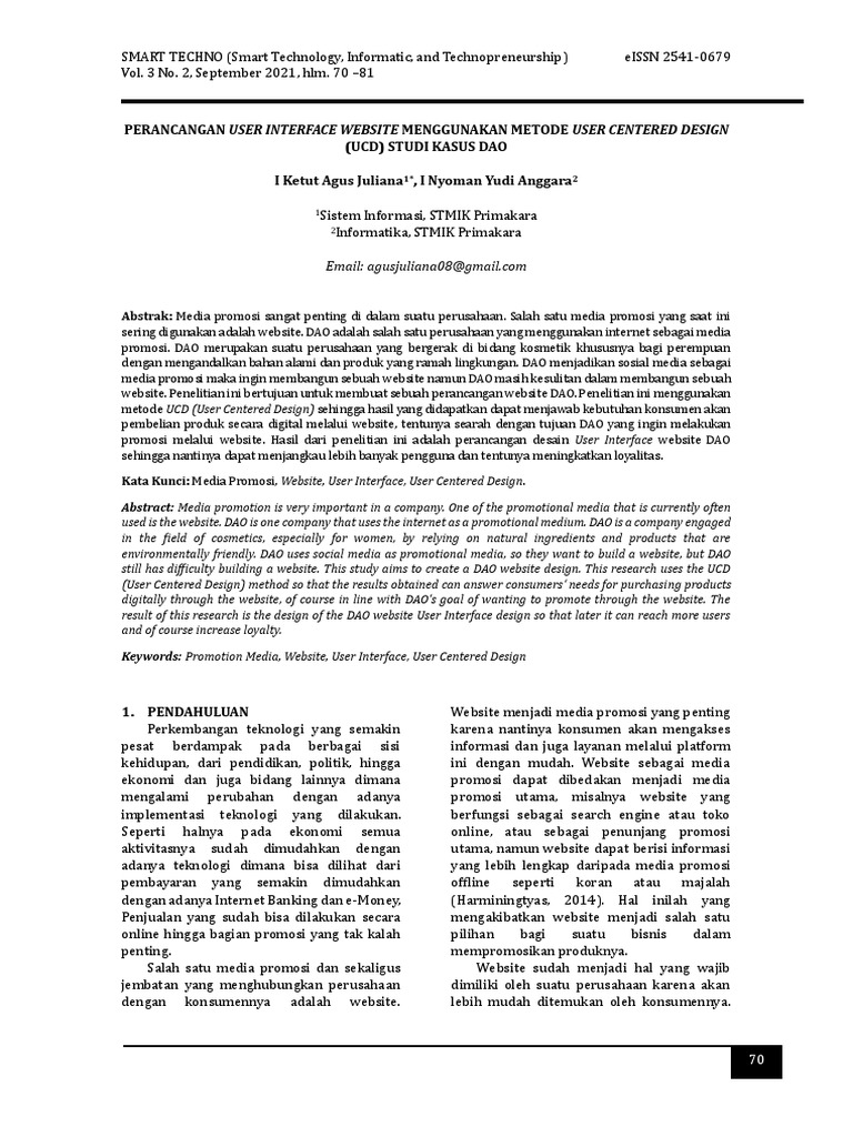 Perancangan User Interface Website Menggunakan Met | PDF