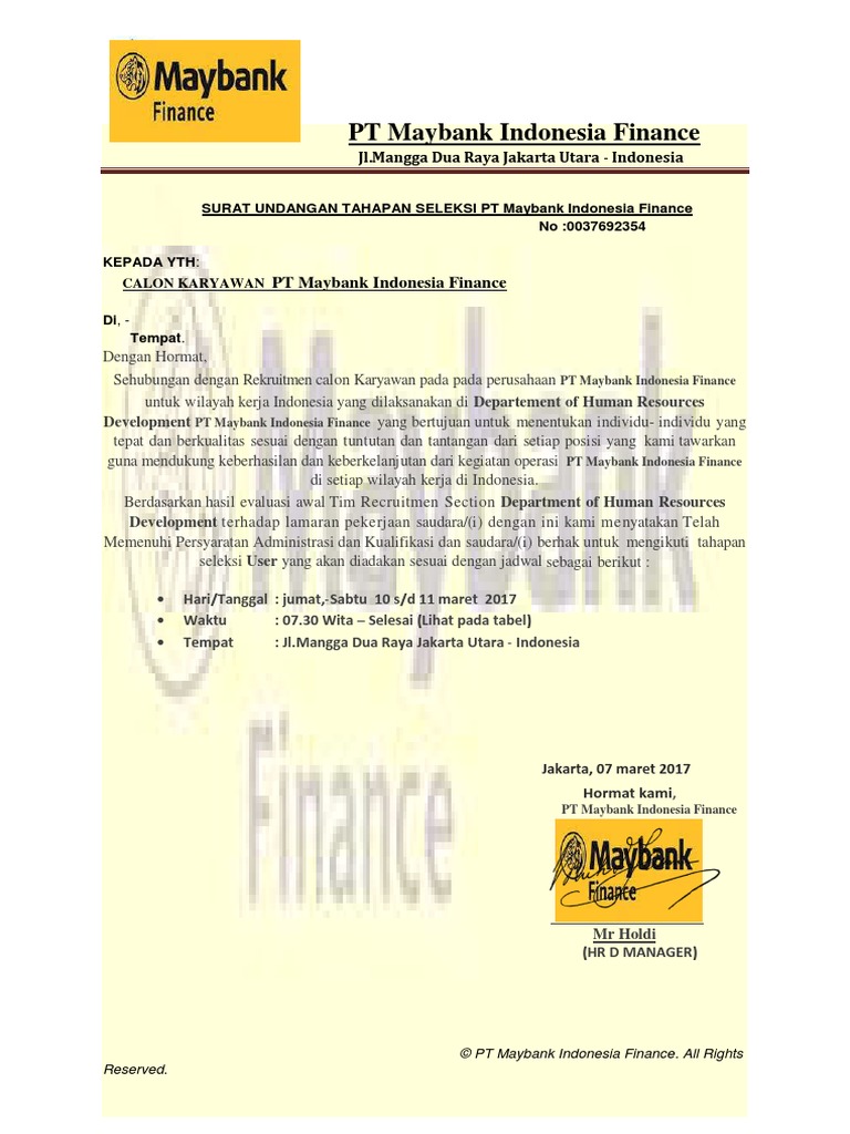 Adoc - Pub - PT Maybank Indonesia Finance | PDF