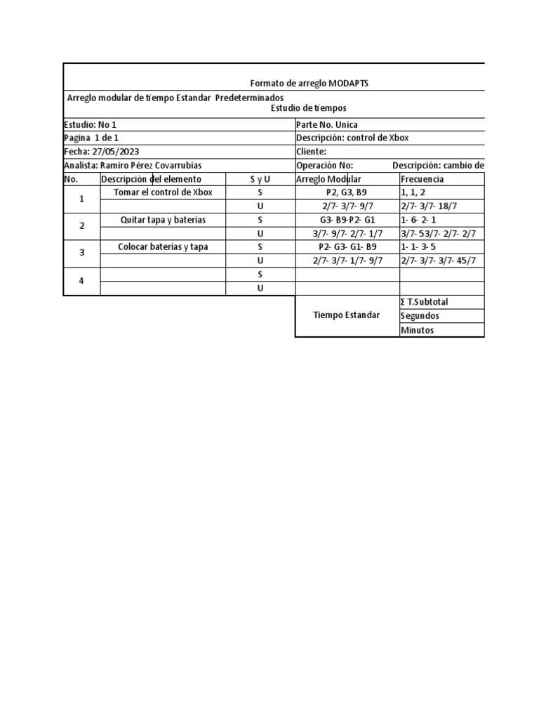 Tabla Modaps (1) | PDF