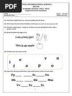 LKG Math Question Paper PDF | PDF | Teaching Mathematics