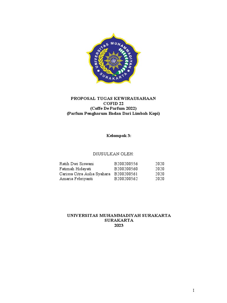 Propo Kewir (BLM Selesai) | PDF