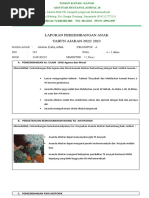 4 Contoh Narasi Raport P5 PAUD-TK Kurikulum Merdeka | PDF