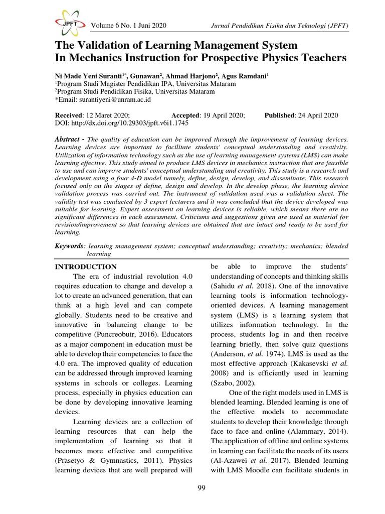 The - Validation - of - Learning - Management - Sy Improve Conceptual Understanding and ...