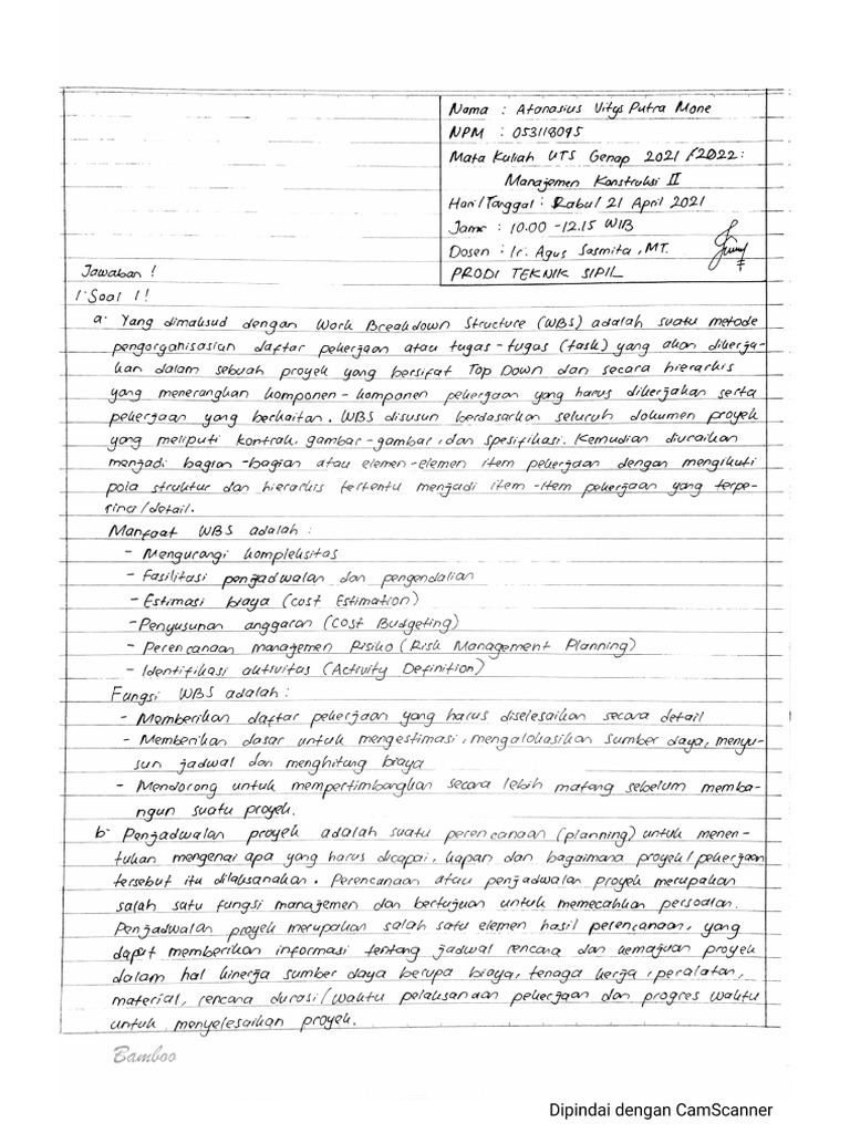 UTS#MKII KLS B#Atanasius Vitys Putra Mone#053118045 | PDF UTS#MKII KLS B#Atanasius Vitys Putra Mone#053118045 | PDF