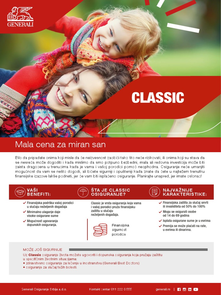 Zivotno Osiguranje Classic Web 2022-Min | PDF