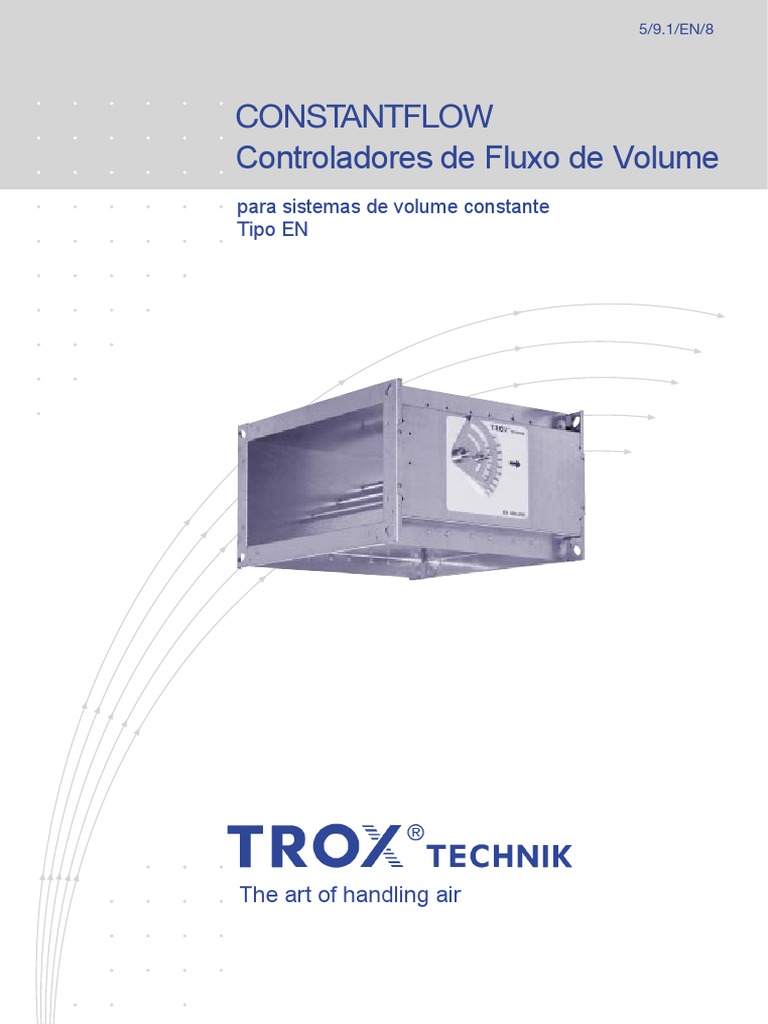 Volume Flow Controller Type Portugu-S | Download grátis PDF | Decibel | Acústica