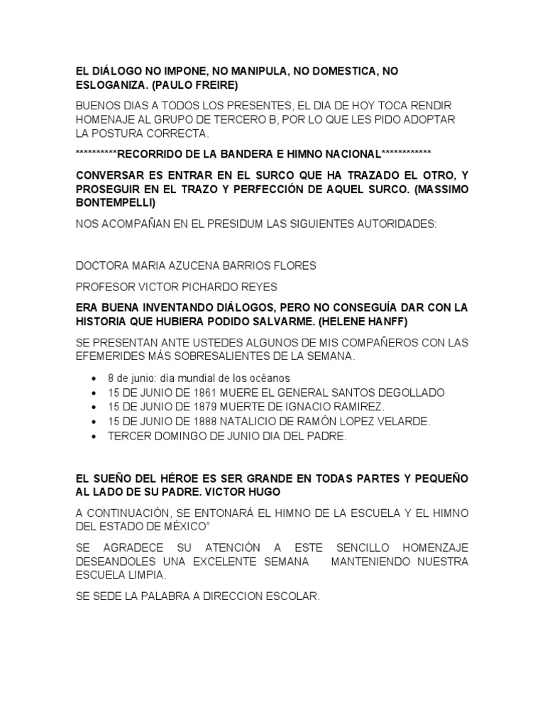 El Diálogo No Impone | PDF