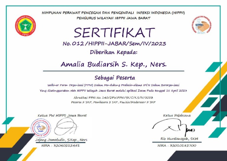 Amalia Budiarsih S. Kep., Ners. | PDF