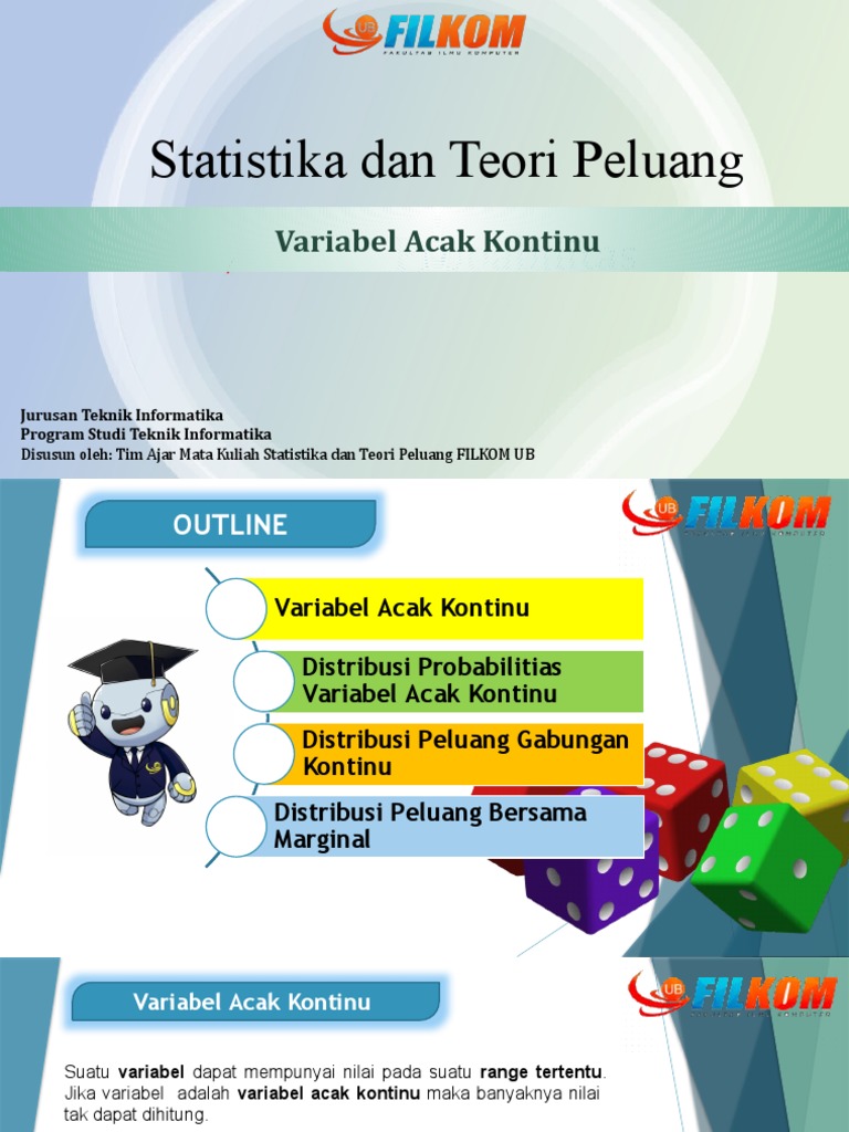 Variabel Acak Kontinu-Materi | PDF | Sains & Matematika