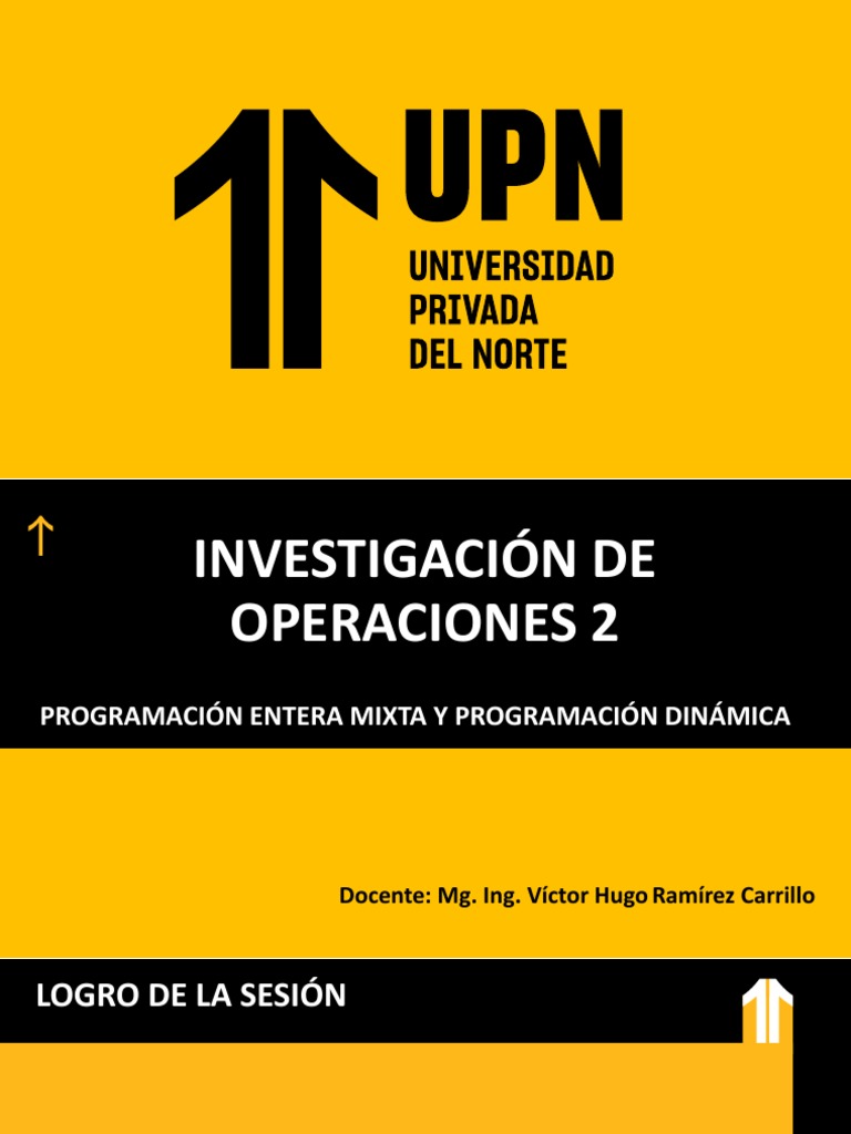 S3 Programación Entera Mixta y Programación Dinámica | PDF | Programación dinámica ...
