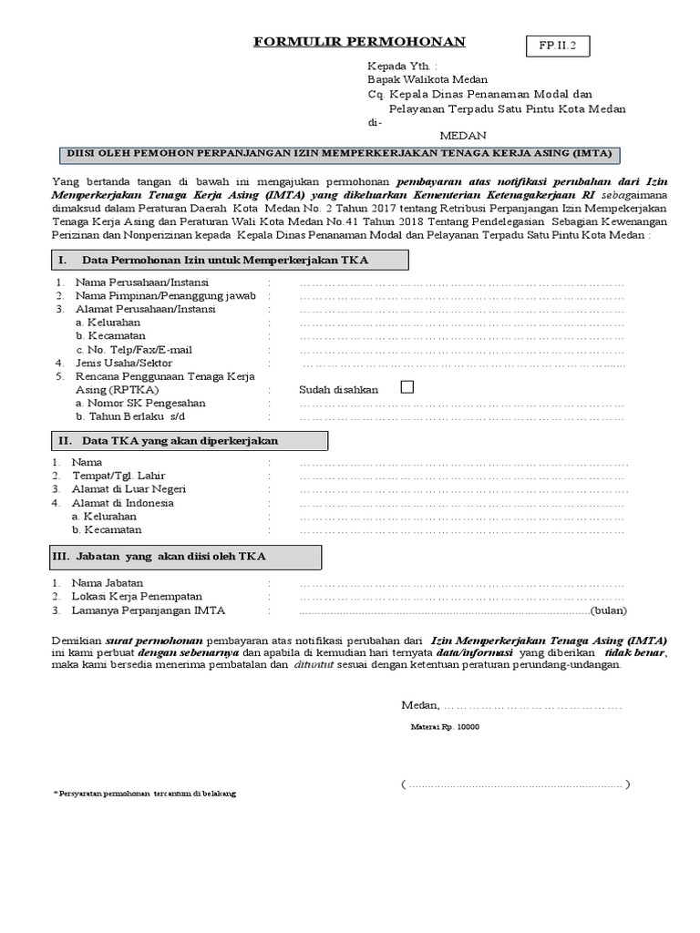 FORM Imta 2020 | PDF